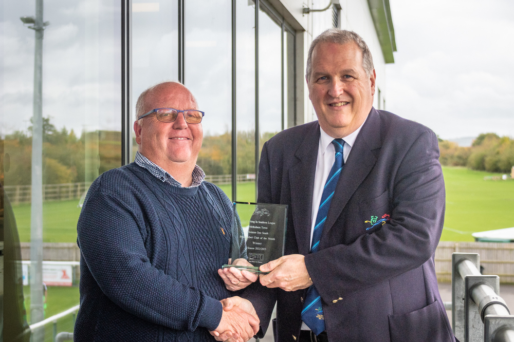 Melksham Town Presented with September's PST Club of the Month Award ...